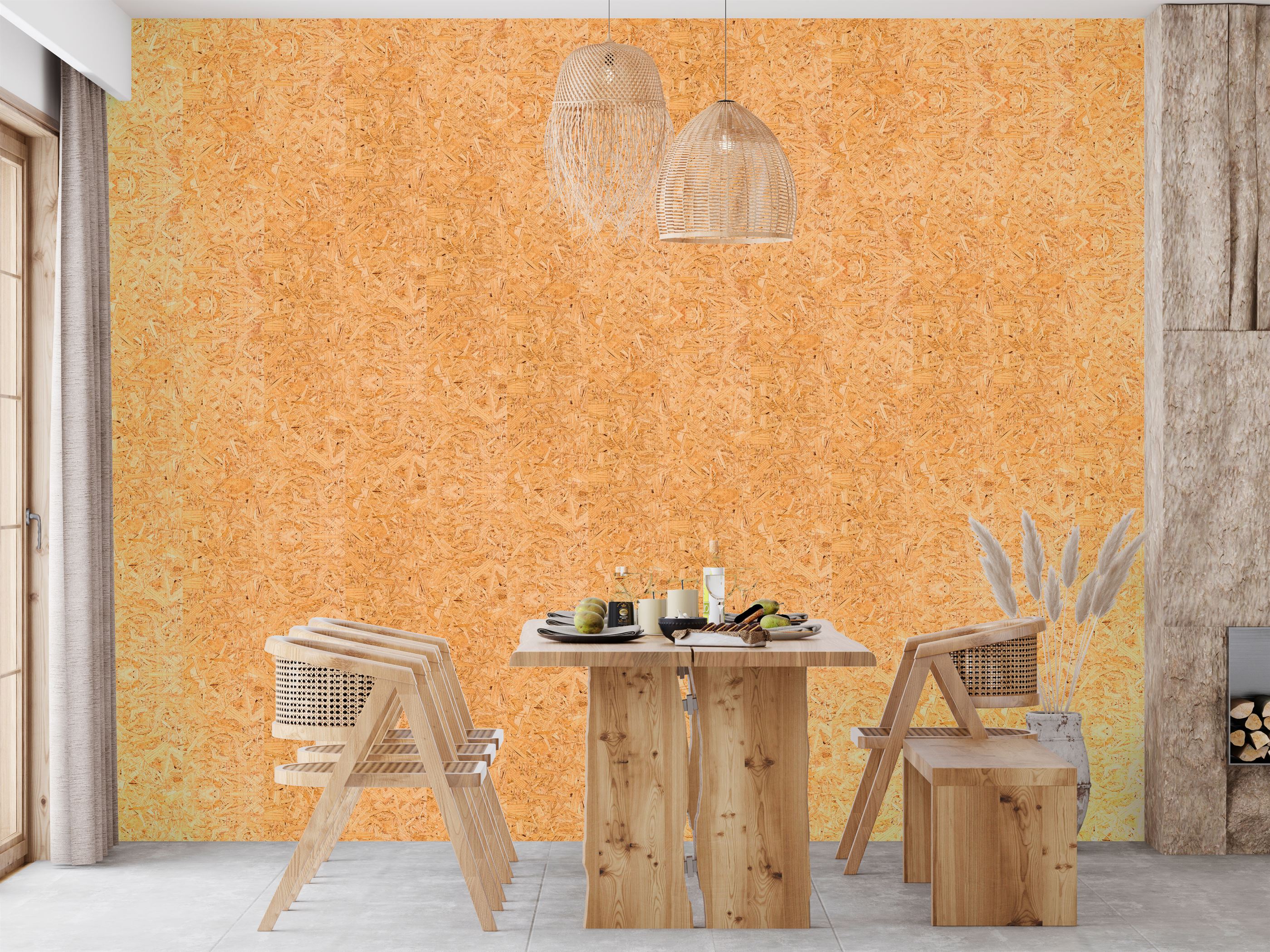 Forro Linear de PVC - Linha Revid - Madeira PAINEL OSB