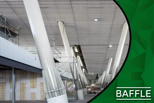 Forro Metalico - Forro metálico - HunterDouglas BAFFLE